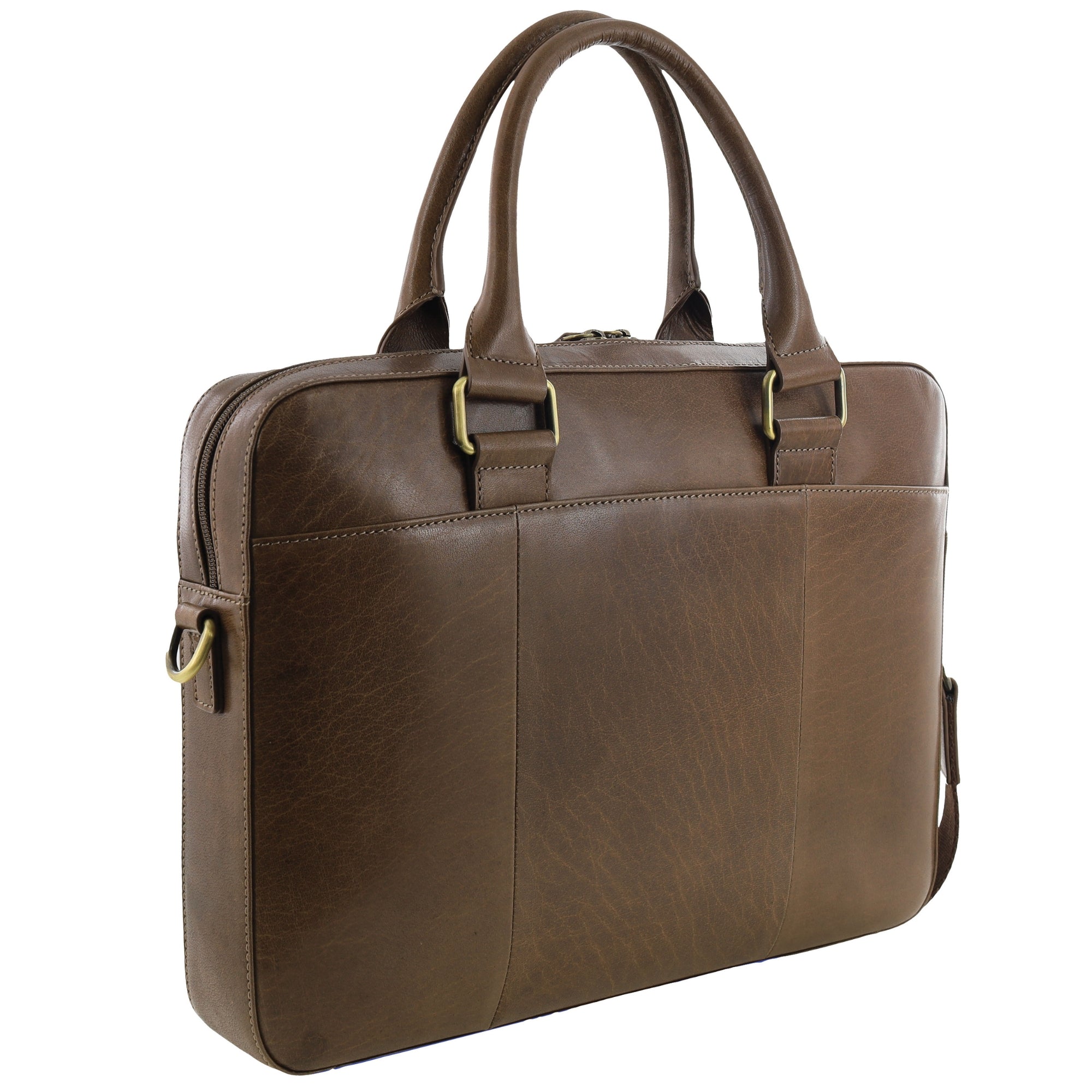 Pierre Cardin Men's Leather Business Satchel Bag