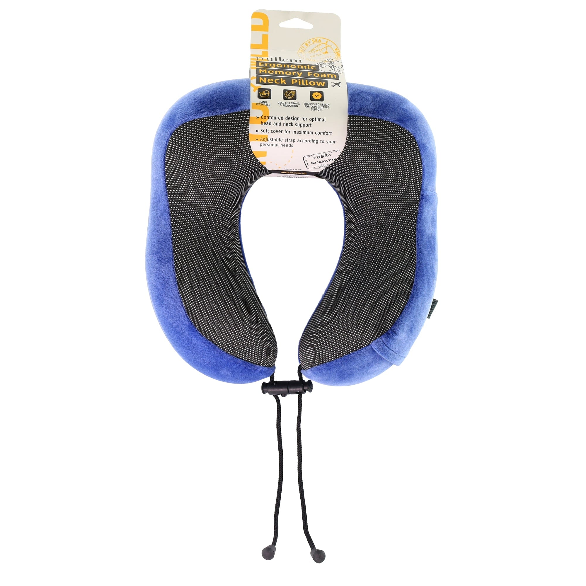 Ergonomic Memory Foam Neck Pillow